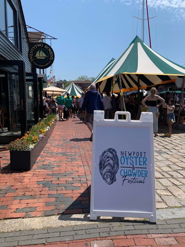 Newport Oyster & Chowder Festival - Bowen's Wharf - Newport Rhode Island