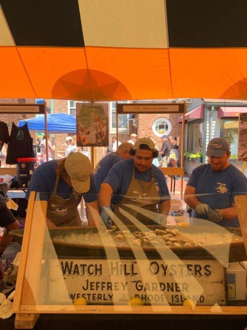 Newport Oyster & Chowder Festival - Bowen's Wharf - Newport Rhode Island